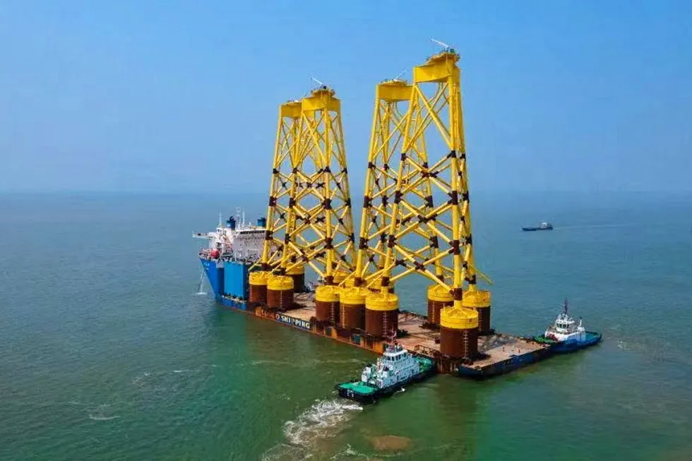 COOEC delivers final jacket foundations for TotalEnergies-led offshore ...