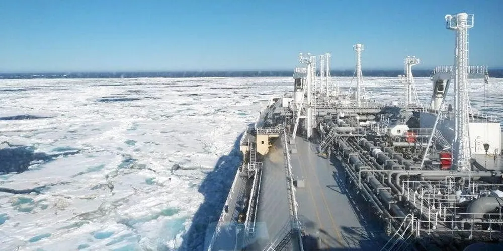 Ice-breaking LNG carrier makes round trip voyage to China in harsh ...