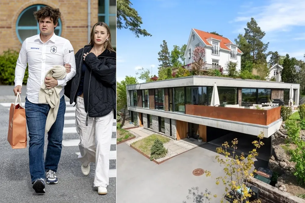 Sjakkspiller Magnus Carlsen og kona har kjøpt funkisvilla i Bærum | DN