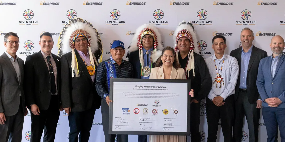 Indigenous Canadian groups see wind project partnership with Enbridge ...