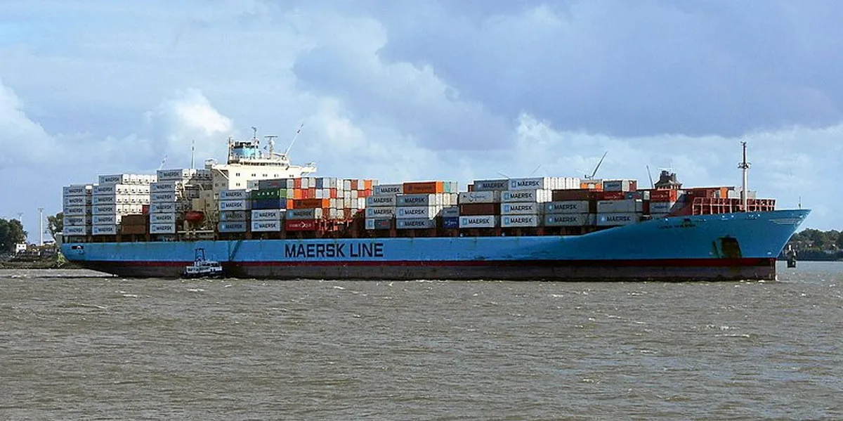Maersk ship cuts short Greek trip after container catches fire