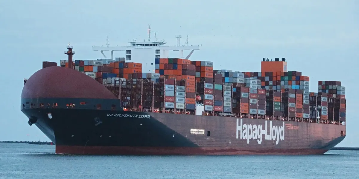 Container ship orderbook-to-fleet ratio hits highest level in 15 years