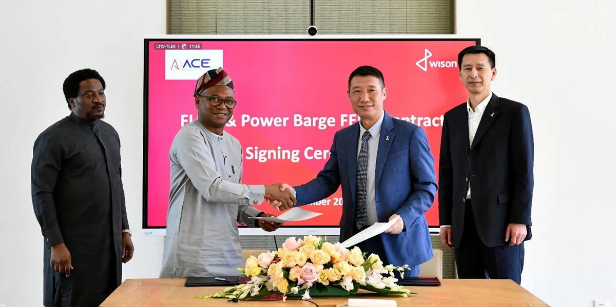 Nigeria’s Ace Gas picks Wison for FLNG and power barge design job