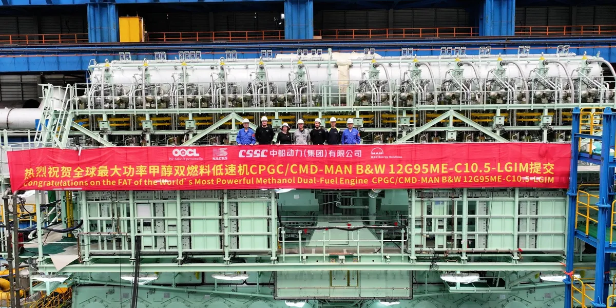 ‘World’s most powerful’ methanol dual-fuel engine poised to be ...