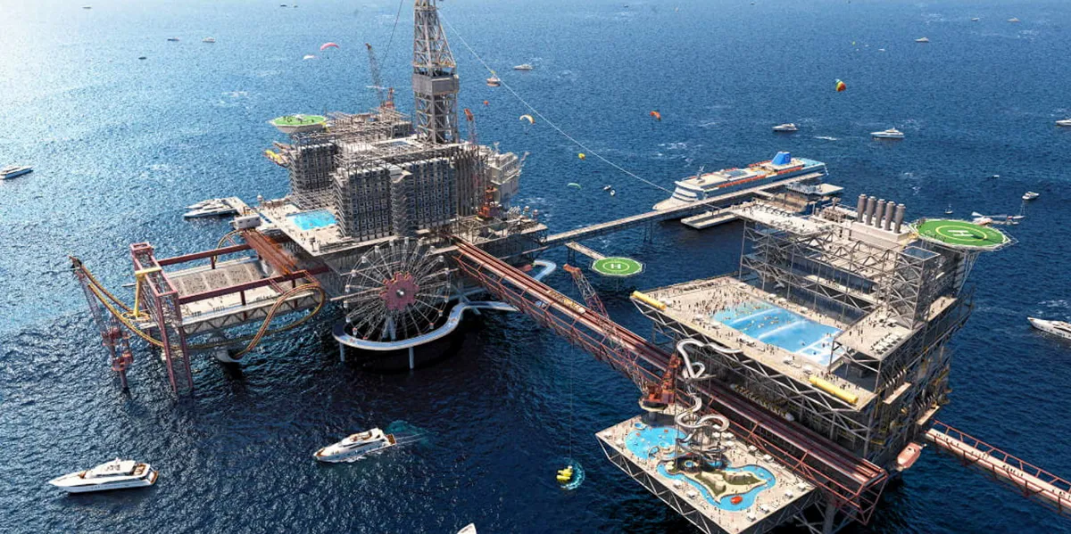 Roll up for Saudi Arabia's oil rig-themed fun park