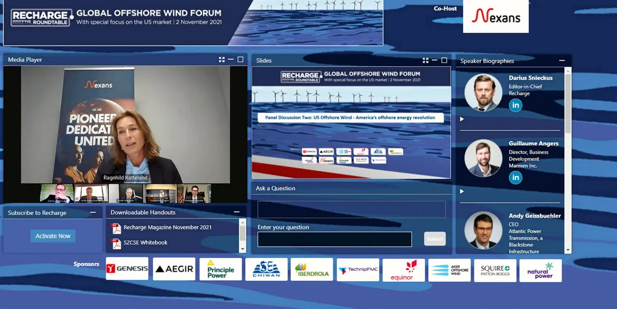 'Work together to future-proof US offshore wind as play takes shape ...