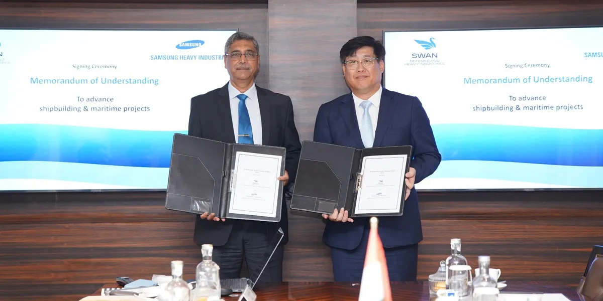 Samsung Heavy Industries signs a collaboration pact with the largest ...