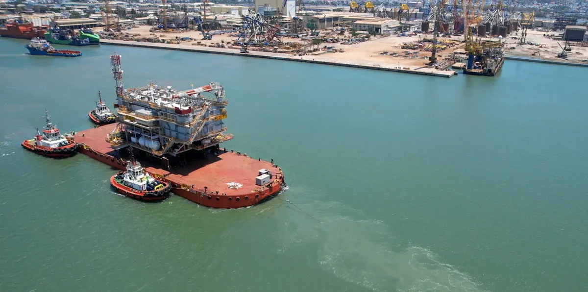 PTSC-Semco Maritime load out first offshore facility for huge Asian ...