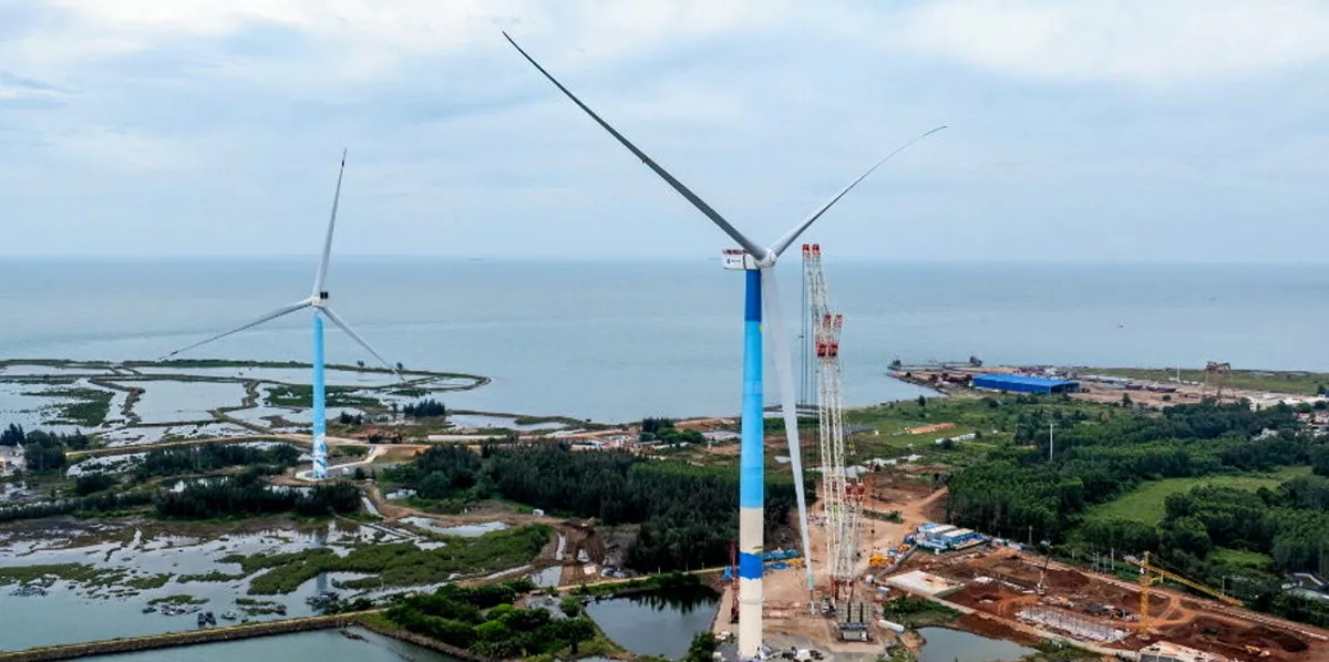 Mingyang's giant 20MW offshore wind turbine 'successfully installed' in ...