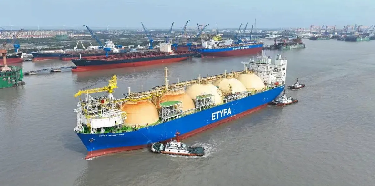 Prometheus unleashed: FSRU sails from Shanghai to transform Cyprus's ...