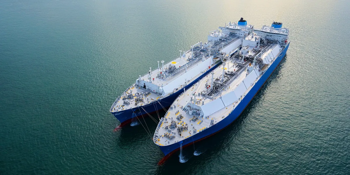 Dark fleet LNG carriers line up to transship Russian cargo off Malaysia