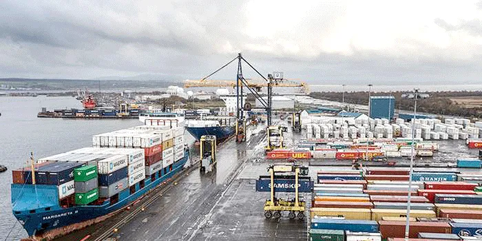 Scottish container port faces industrial action