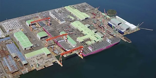 Seven workers injured by collapsed ship block at Imabari Shipbuilding