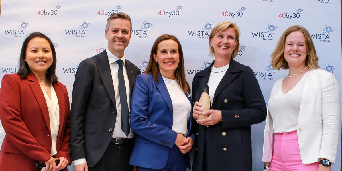 BW LNG chief executive scoops Wista Norway leadership award at Nor-Shipping
