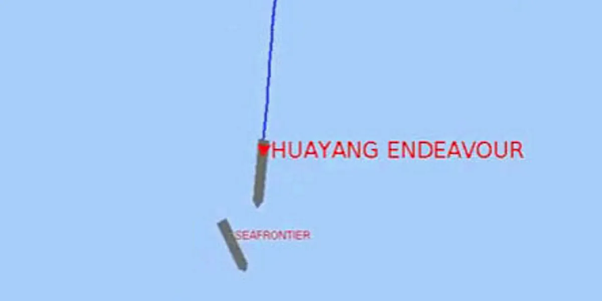 Dover Strait collision path revealed