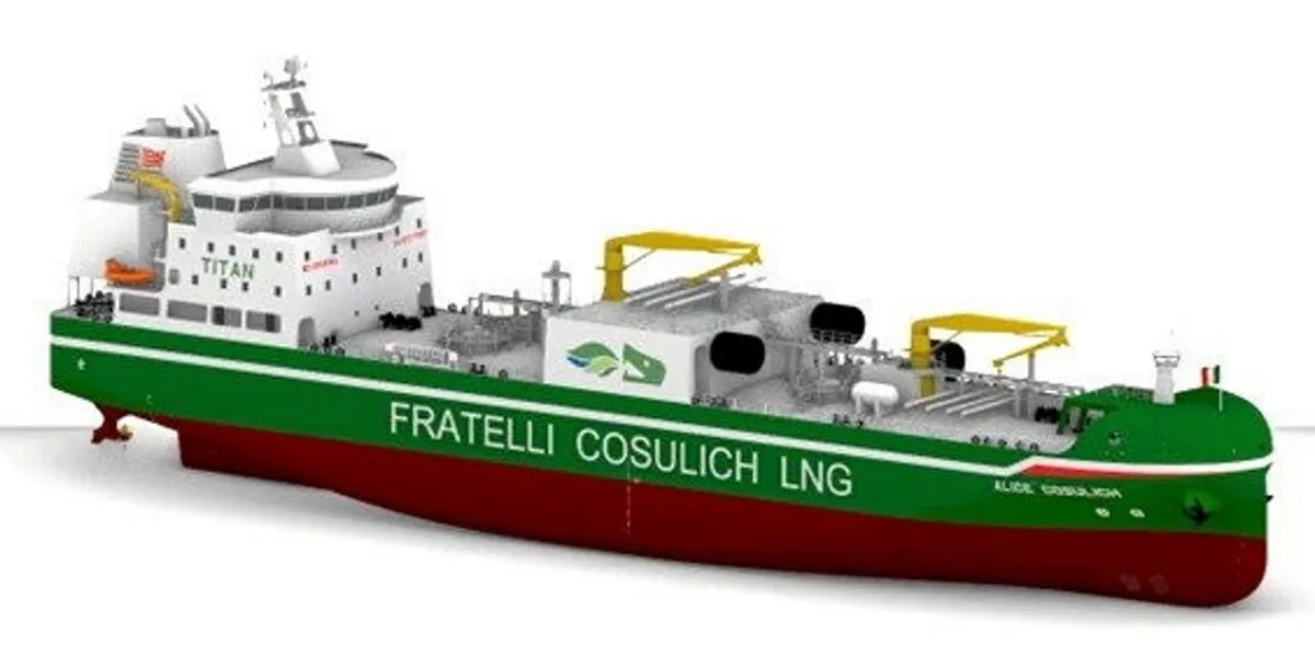 Titan snaps up Fratelli Cosulich’s first LNG bunker vessel in long-term ...