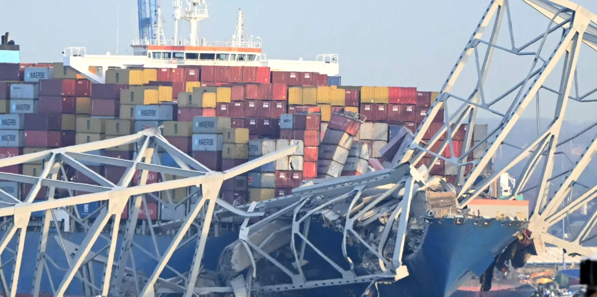 In pictures: Container ship collides with Baltimore bridge causing ...