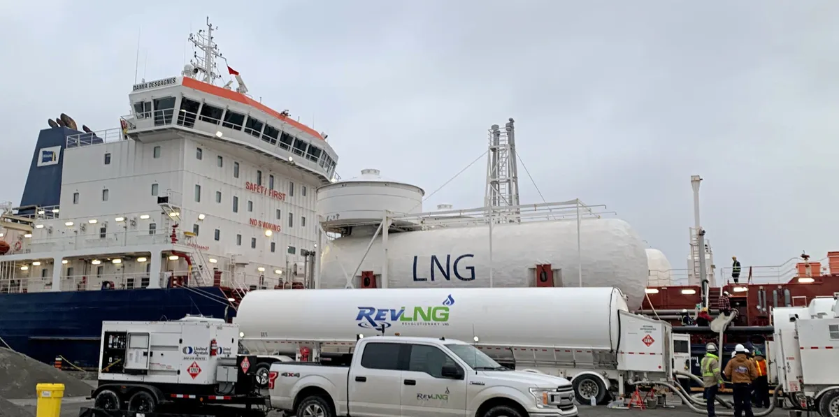 First LNG bunkering operation completed on Great Lakes