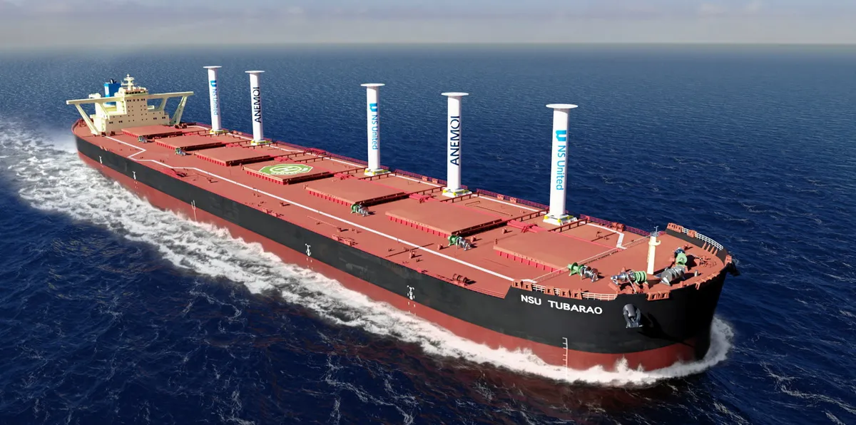 Miner Vale extends record wind propulsion investment with rotor sails ...