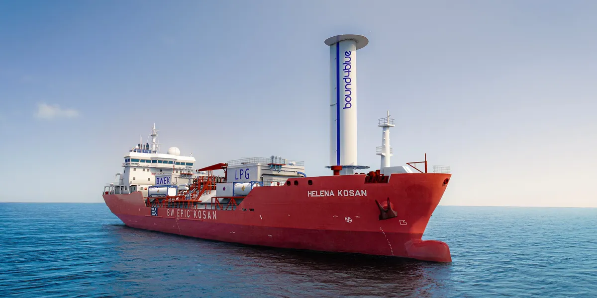 Shipowner BW Epic Kosan to fit wind sail to LPG carrier