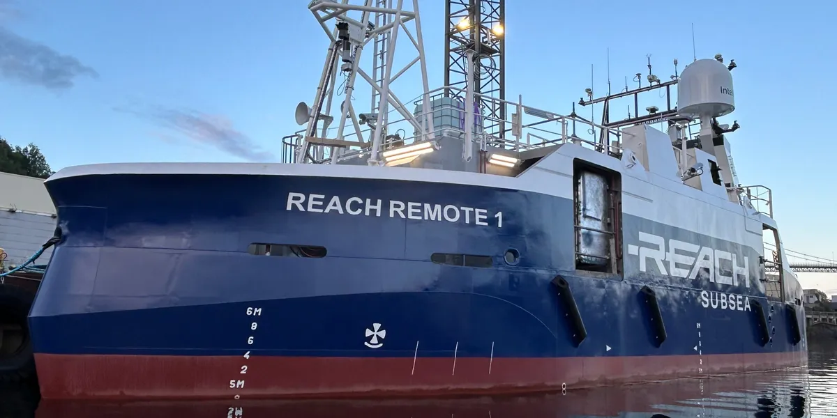 Reach Subsea lander en milepæl med fjernstyrte skip | Kystens ...