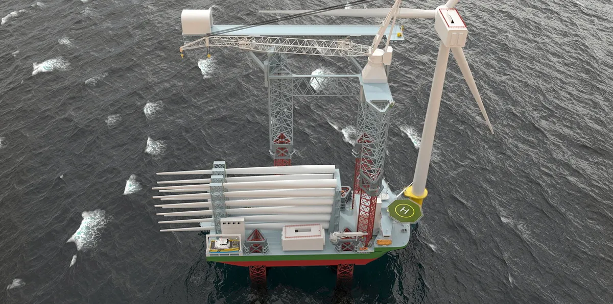 ‘Jack-up on jack-up’ vessel design revealed for offshore wind repairs ...