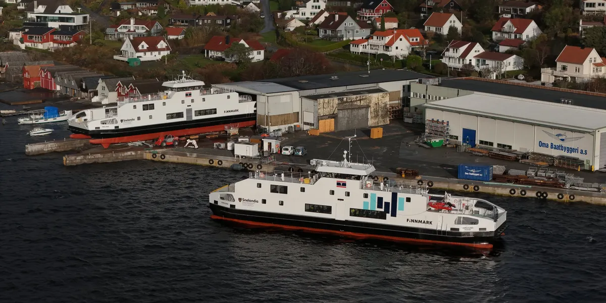 I august 2024 inngikk fergerederiet Torghatten og Oma Baatbyggeri ...