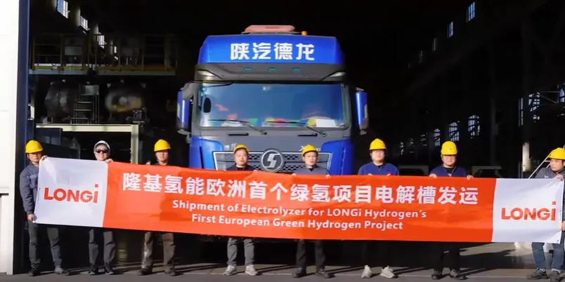 Chinese manufacturer Longi delivers first electrolyser to a green ...