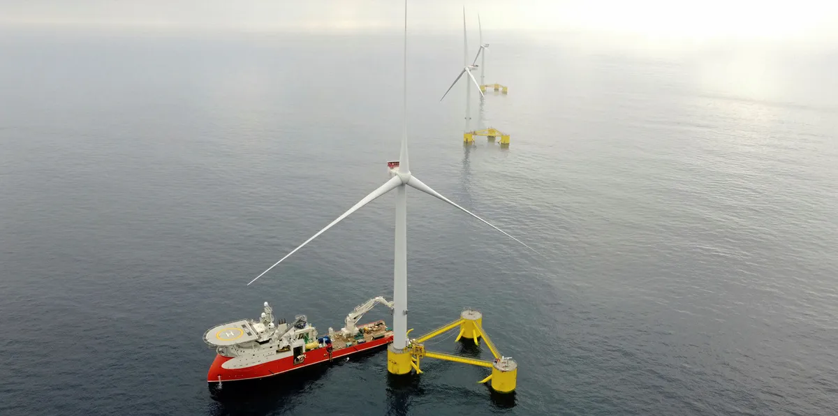 Atlantic's first floating wind array gears up to full power | Recharge