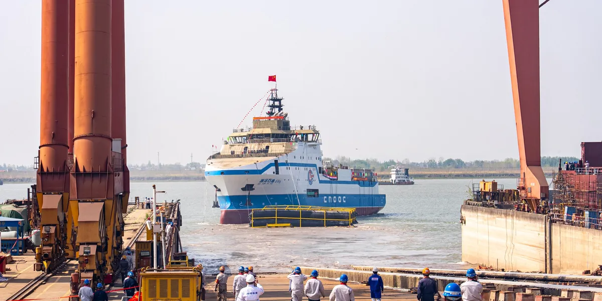 China launches world's largest offshore fracking vessel | Upstream